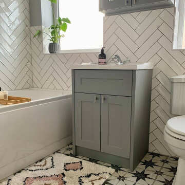 White Rustic 300x100 Metro Tiles | Walls and Floors